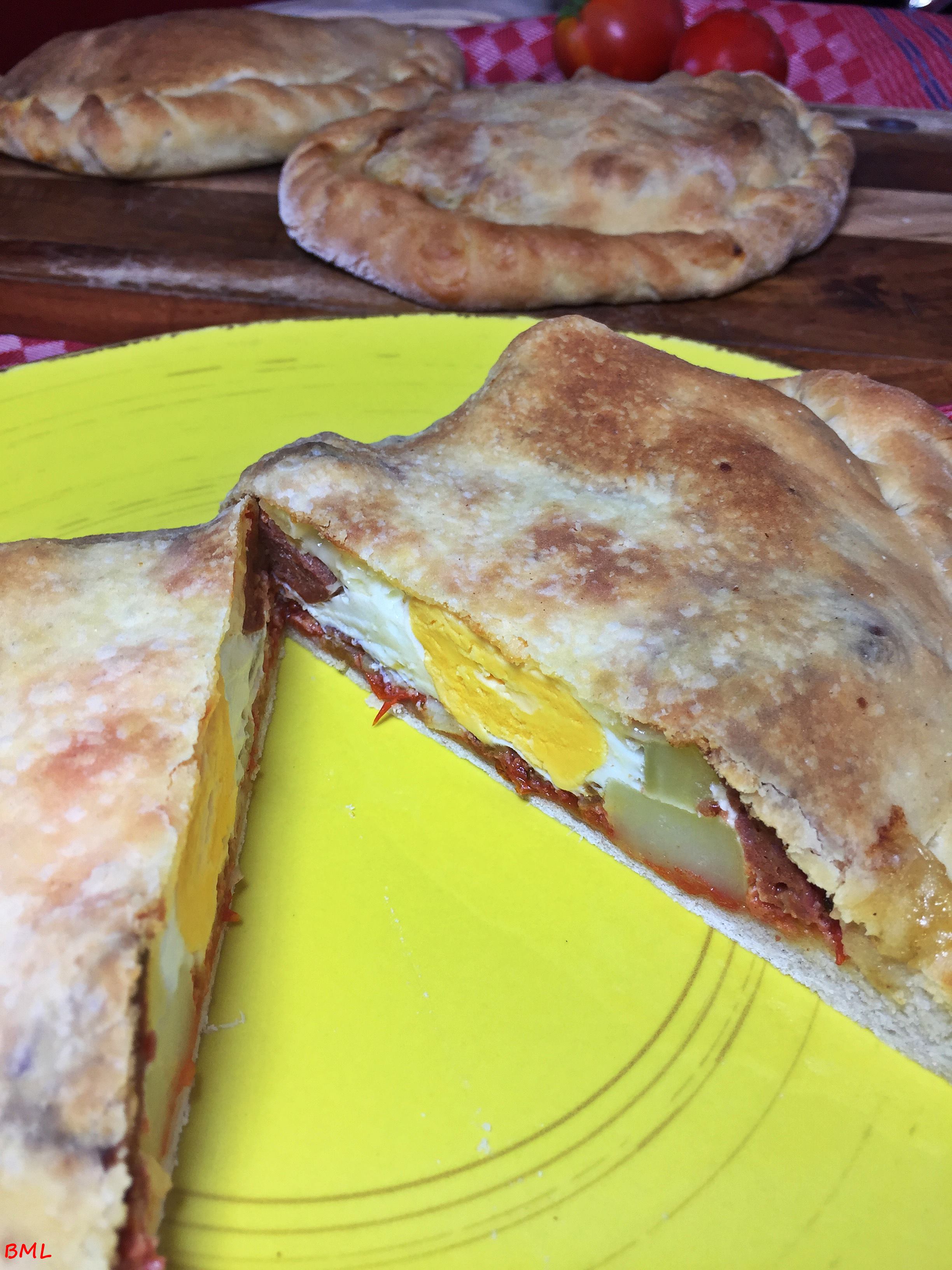 Calzone Rustica-mit Kartoffeln, Sucuk und Ei | Backen mit Leidenschaft