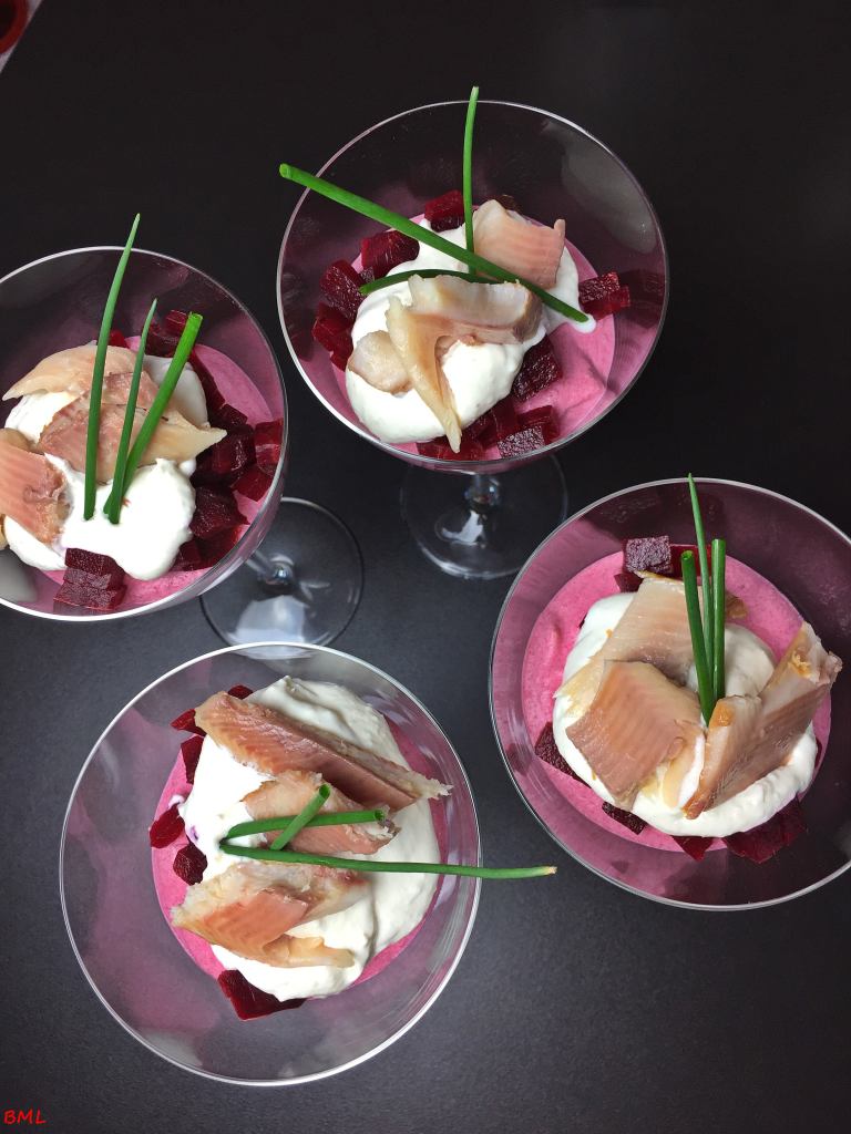 Rote Bete Vorspeise Im Glas